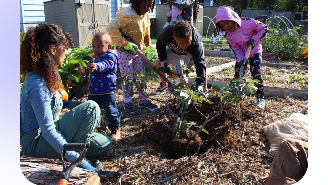 Community Tree Planting at Mill City Teaching Farm - Texas Small ...